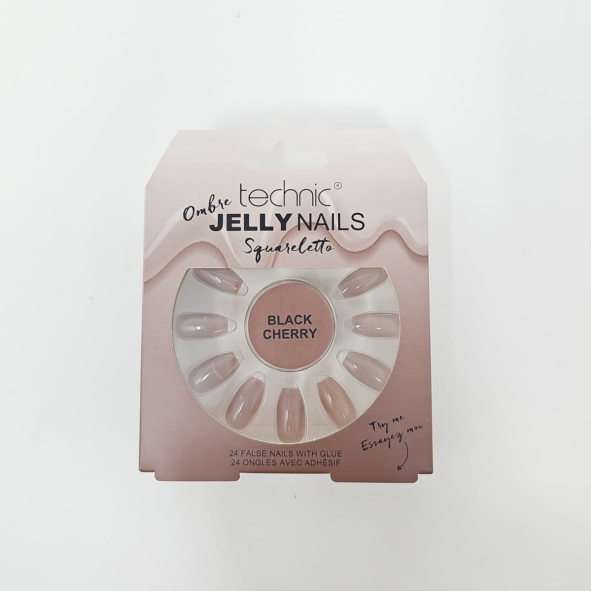 Technic Ombre Jelly Nails Squareletto Black Cherry – Franklins