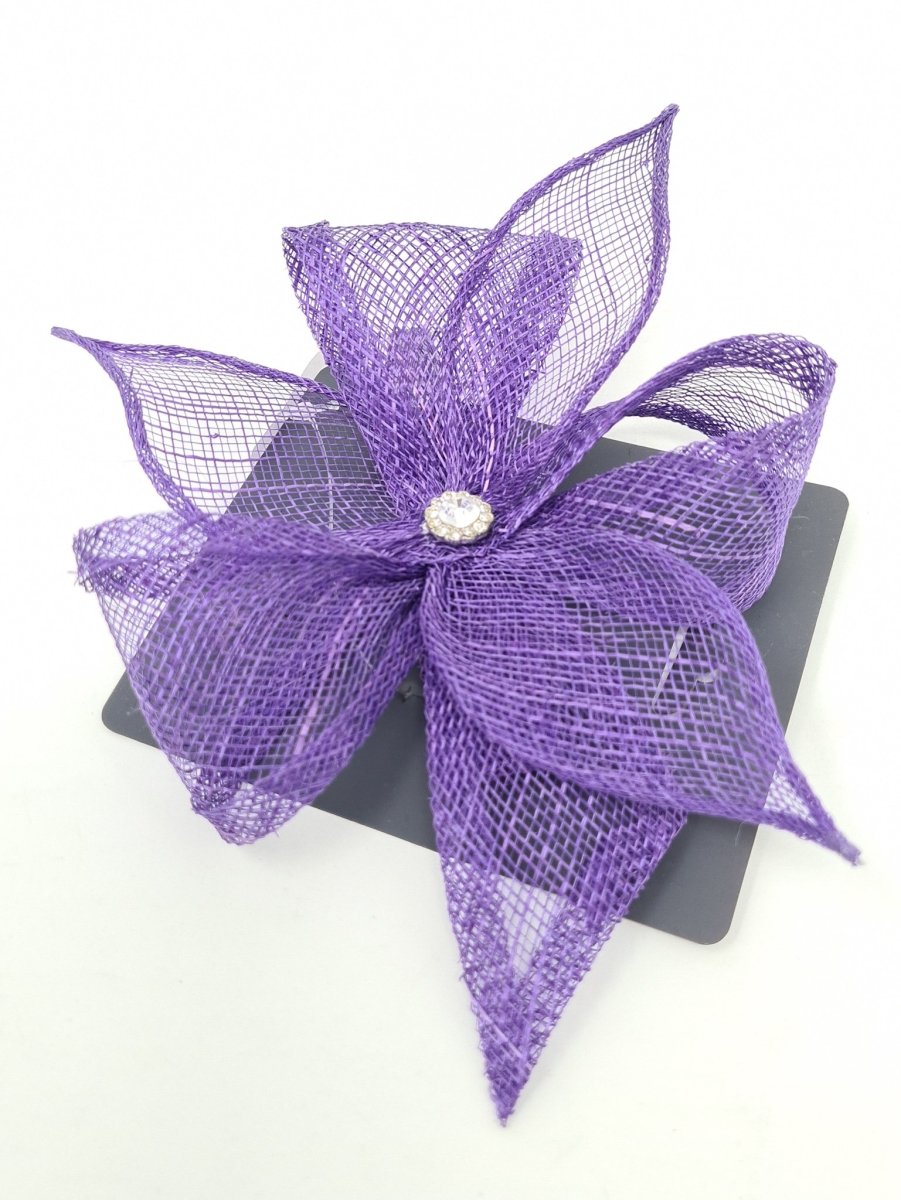 Alice Purple Slide Hair Clip On Fascinator – Franklins