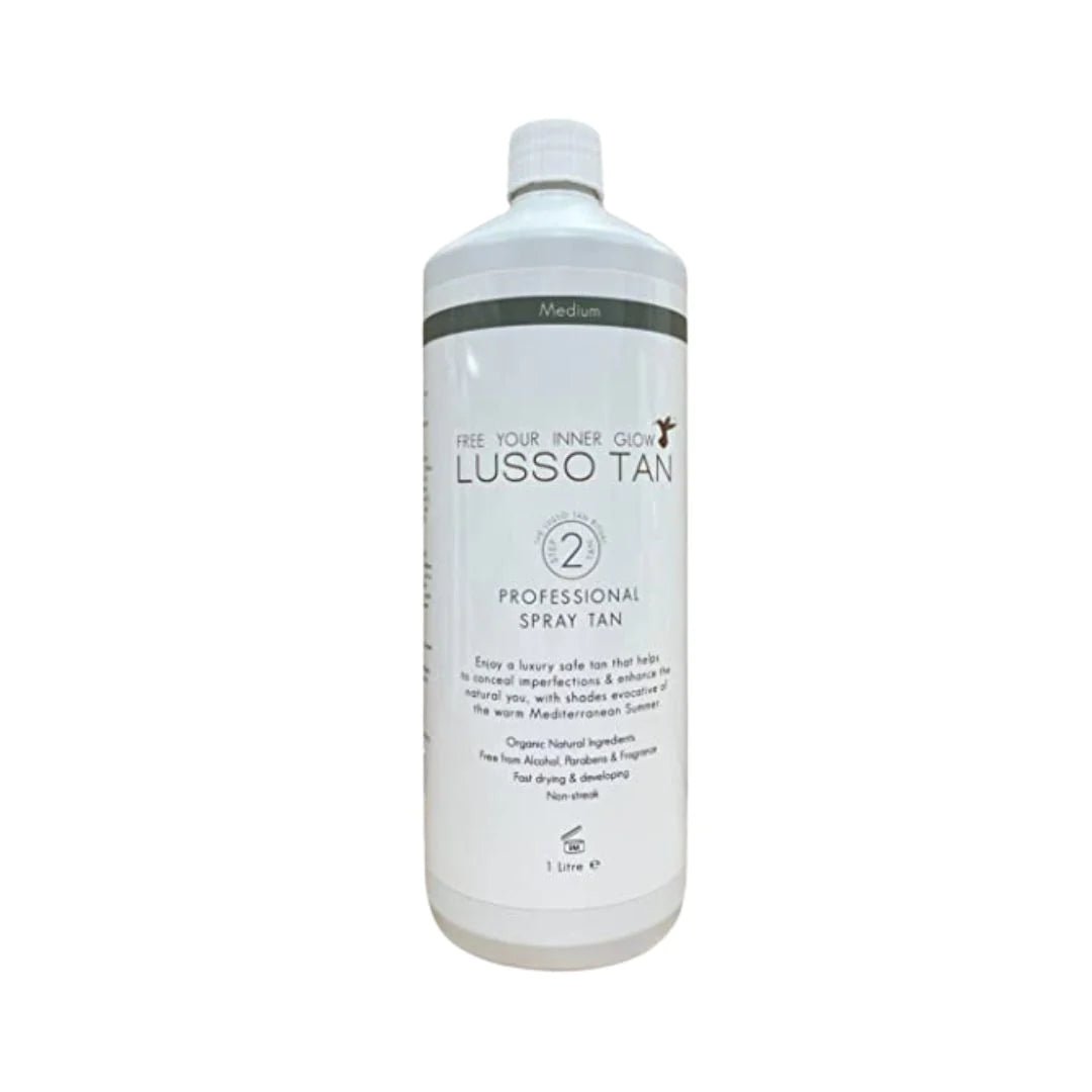 Lusso Tan Medium Professional Spray Tan 1 Litre – Franklins